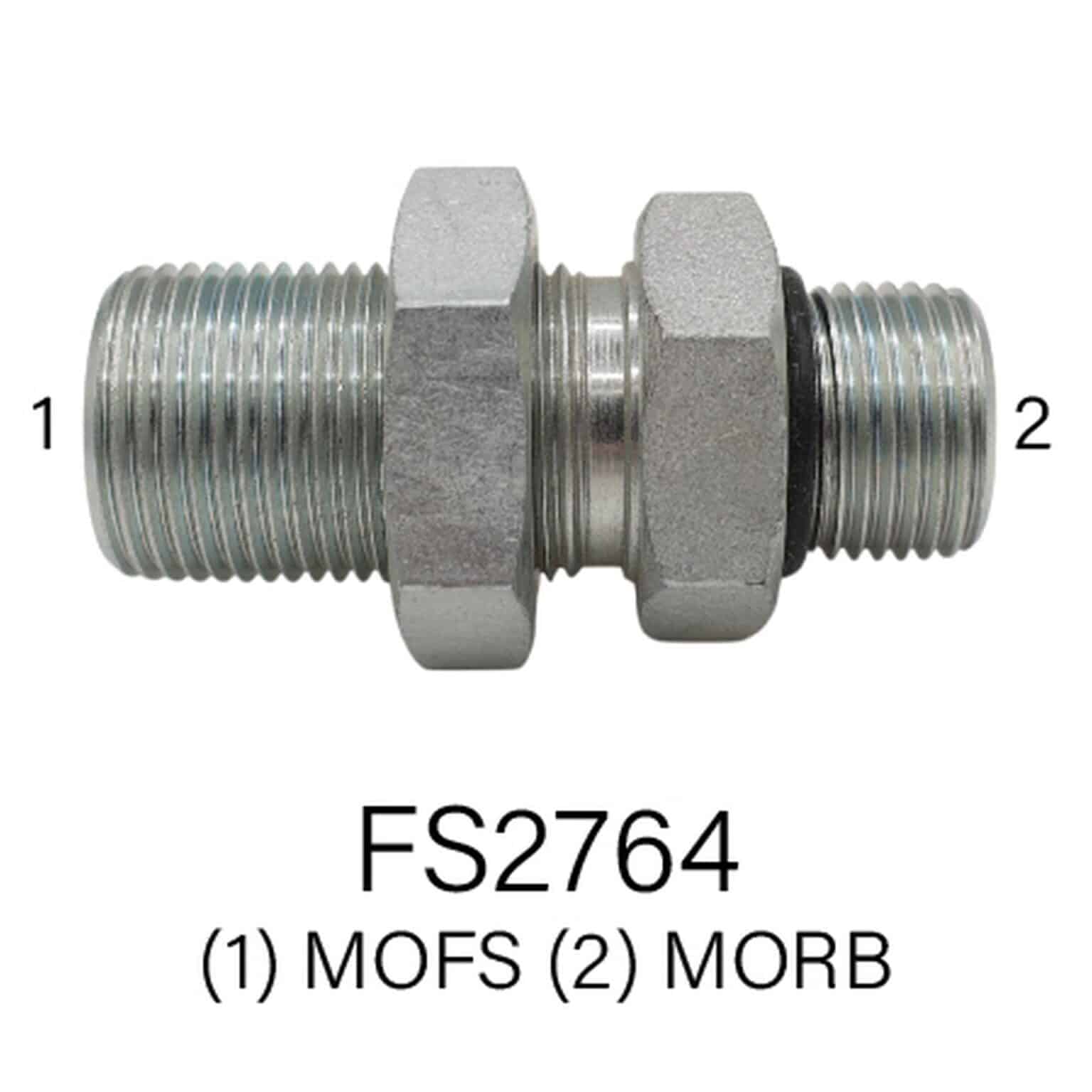 Series FS2764 Hydraulic MOFS Bulkhead to MORB, Sizes #8 - #10