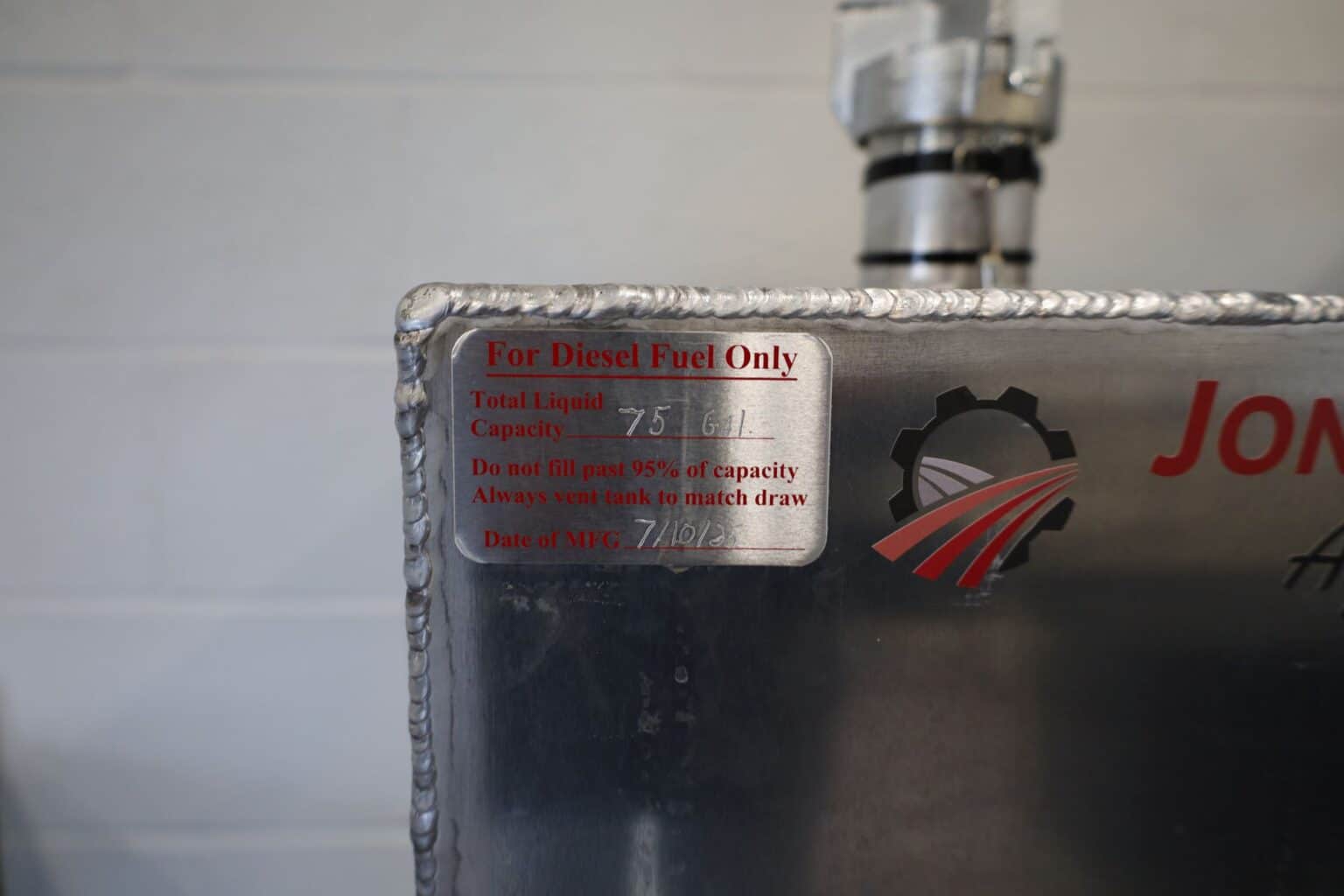 Martin Transfer Fuel Tank 75 Gallon with 20GPM pump and Auto Nozzle